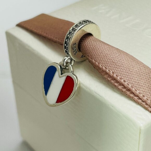 Pandora | Jewelry | Pandora France Flag Exclusive Charm Pendant | Poshmark